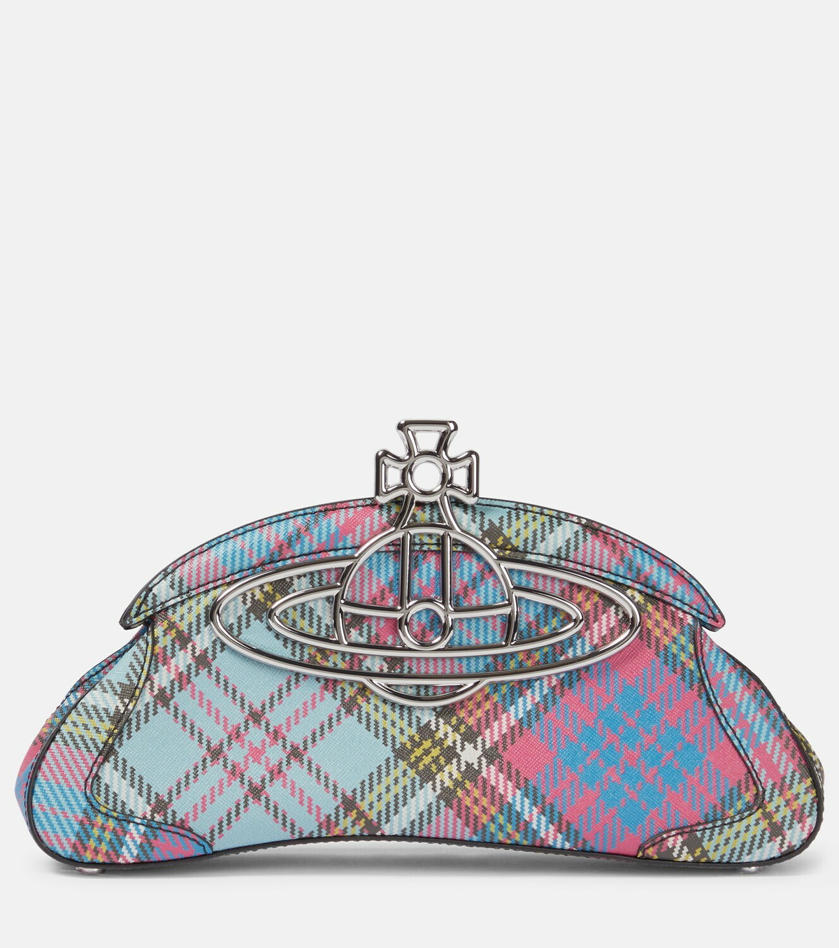 Vivienne Westwood Amber tartan clutch Vivienne Westwood