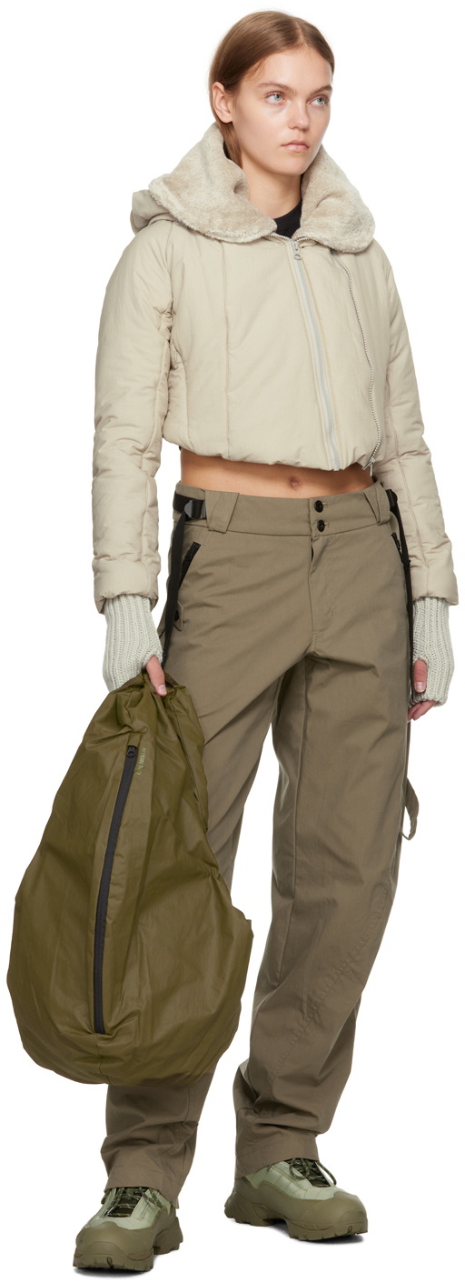 Hyein Seo Khaki Vented Trousers Hyein Seo