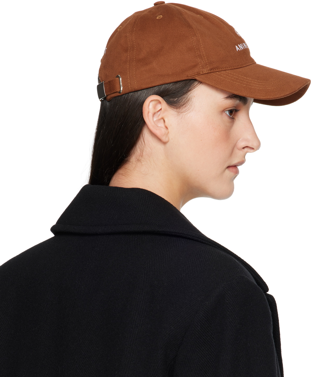 ANINE BING Brown Jeremy Baseball Cap ANINE BING
