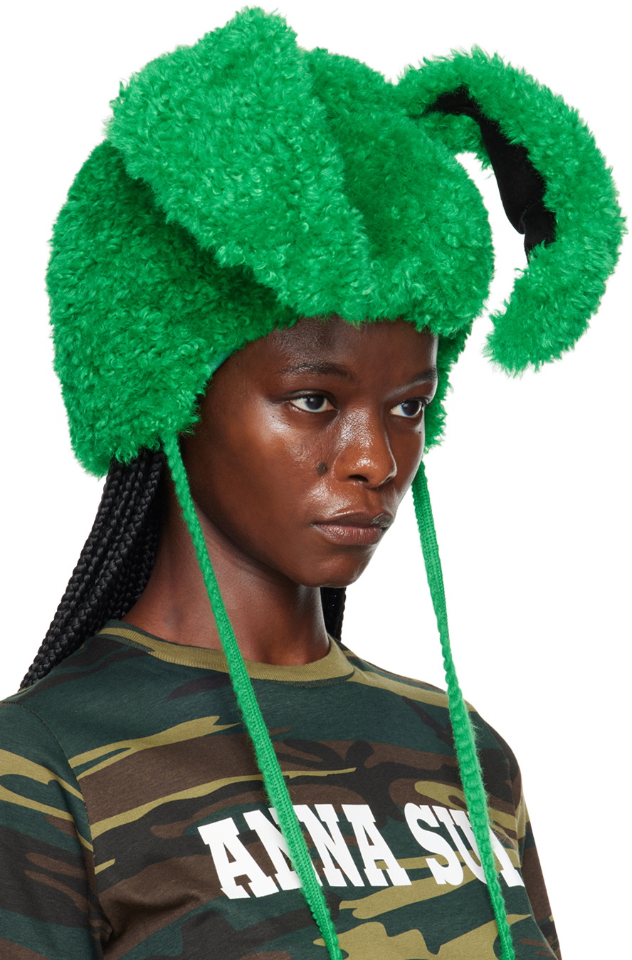 Anna Sui Green Bunny Hat Anna Sui