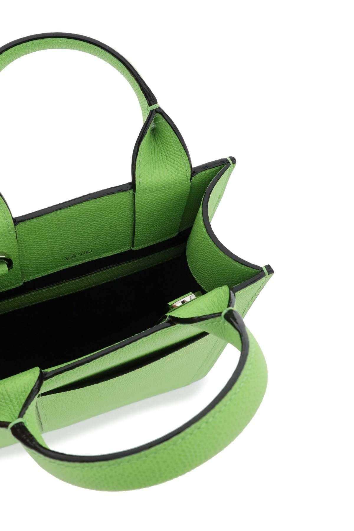 VALEXTRA mini 'boxy' tote bag Green Valextra