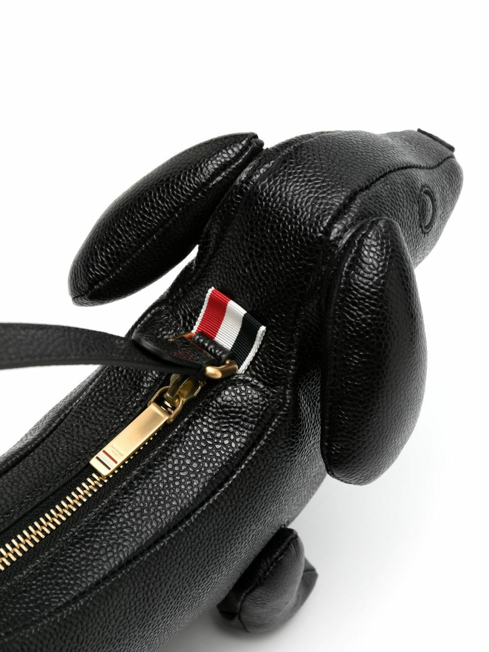 Thom Browne Black Leather Hector Shoulder Bag Thom Browne