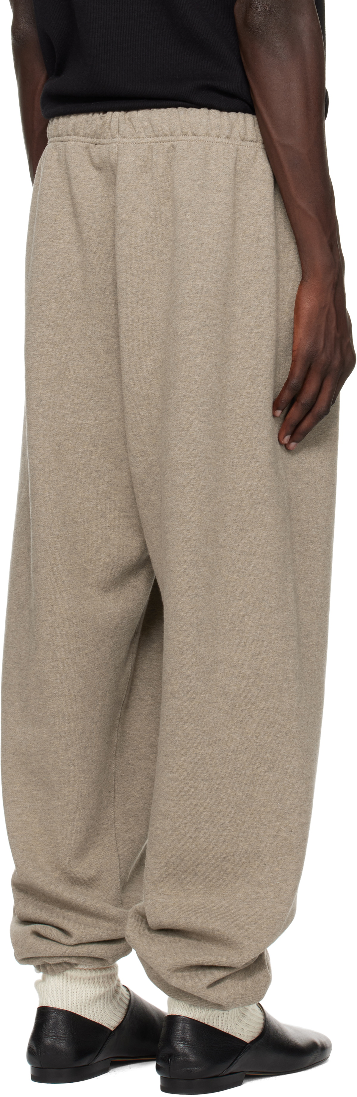 Fear of God ESSENTIALS Gray Fleece Essential Sweatpants Fear Of God ...