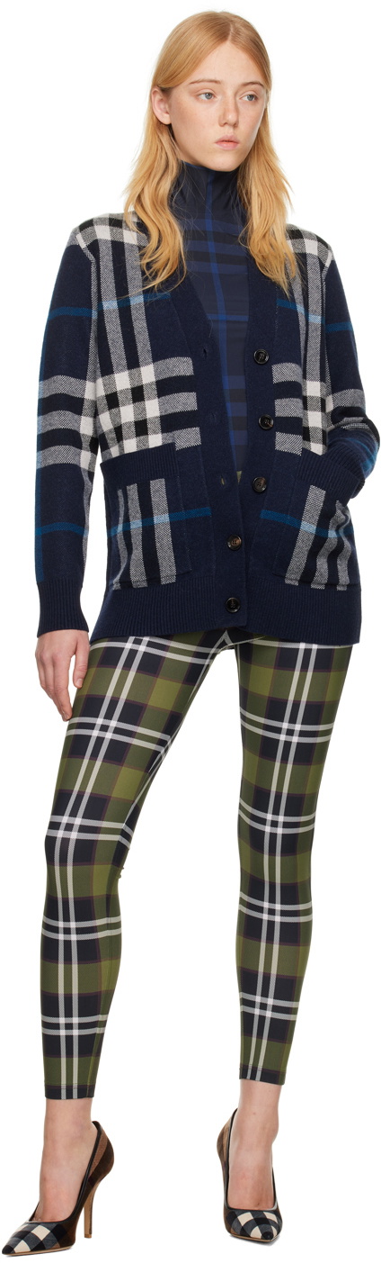 Burberry Navy Jacquard Cardigan Burberry