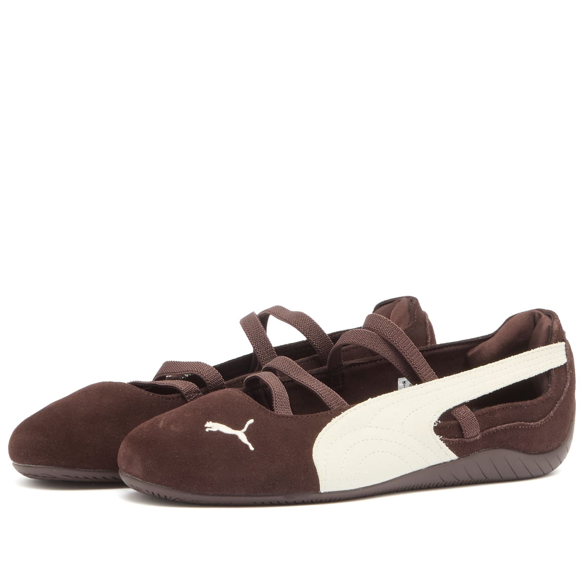 Puma Women's Speedcat Ballet SD Café in Dark Chocolate/Warm White Puma