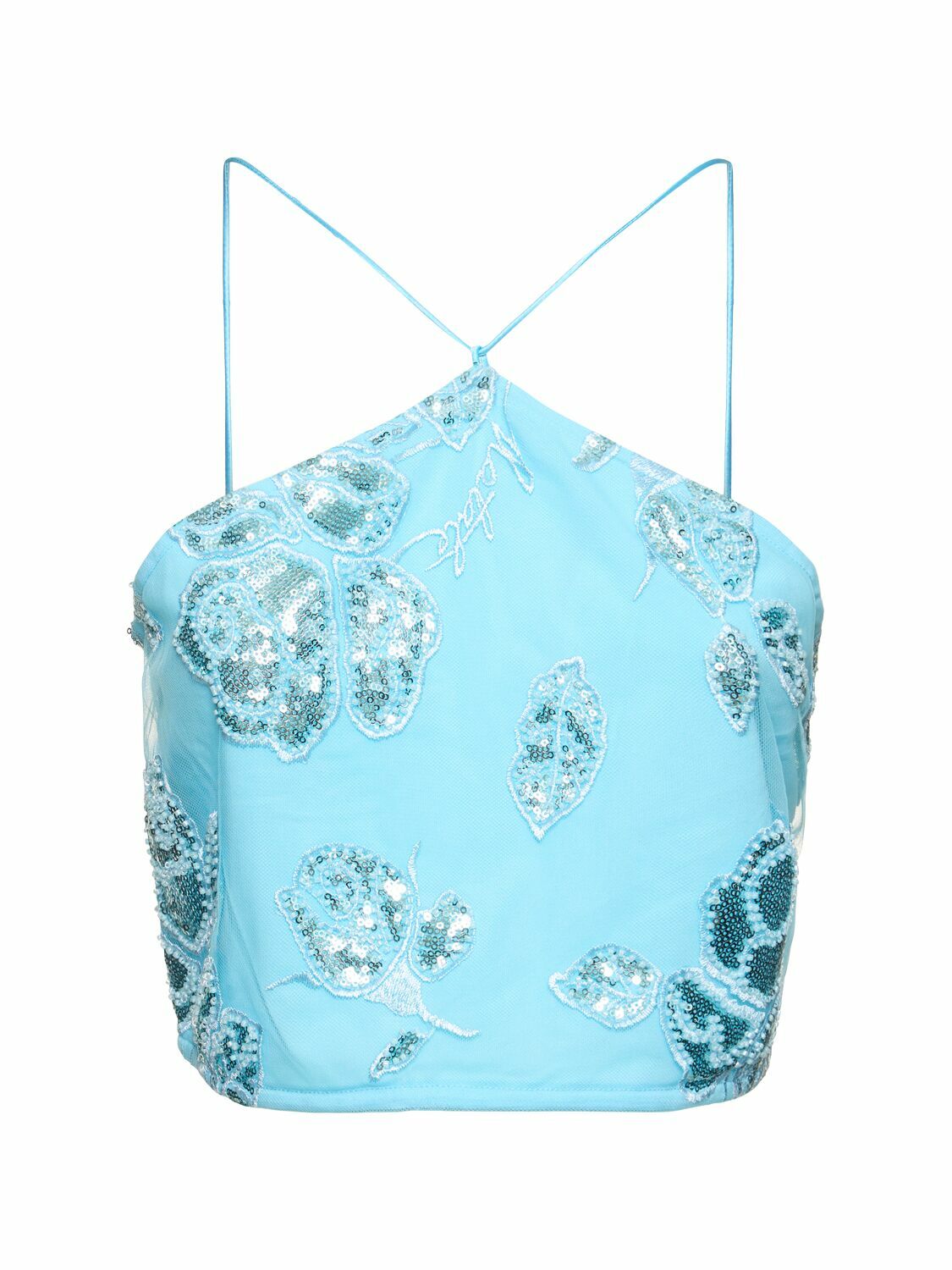 ROTATE Anki Beaded Crop Top ROTATE Birger Christensen