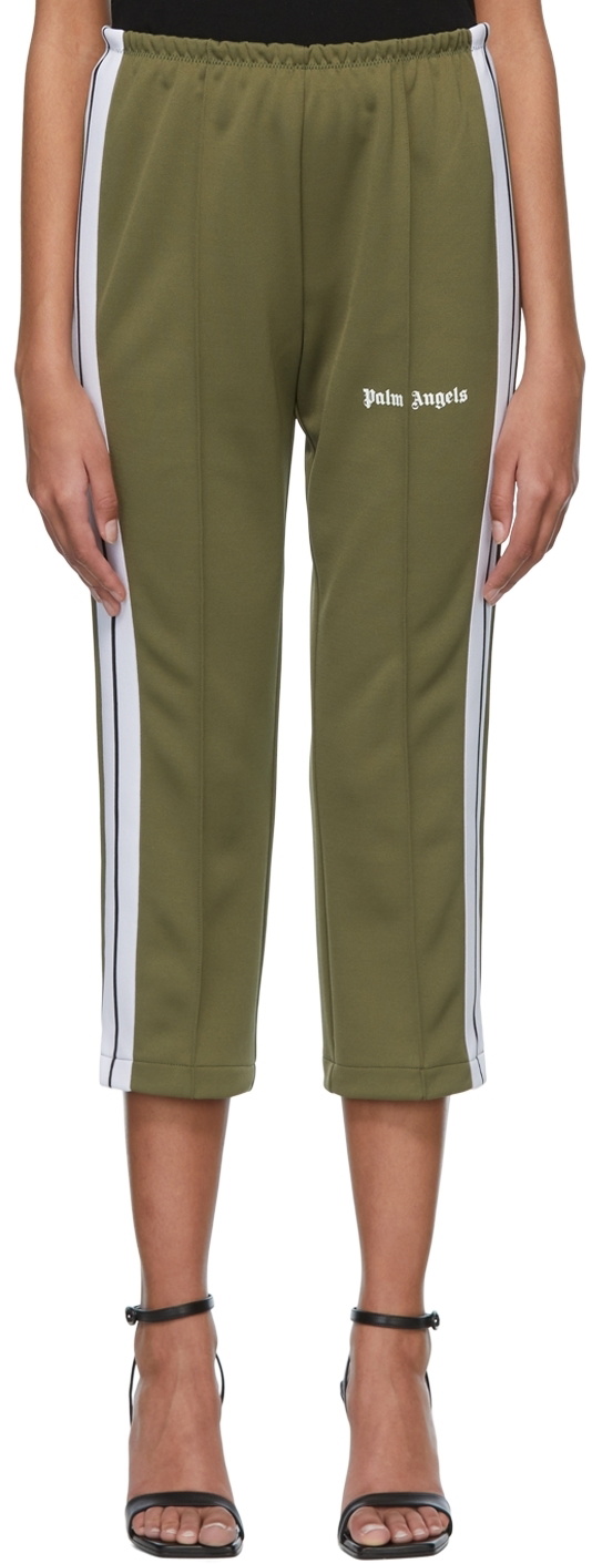 Palm Angels Green Polyester Lounge Pants Palm Angels