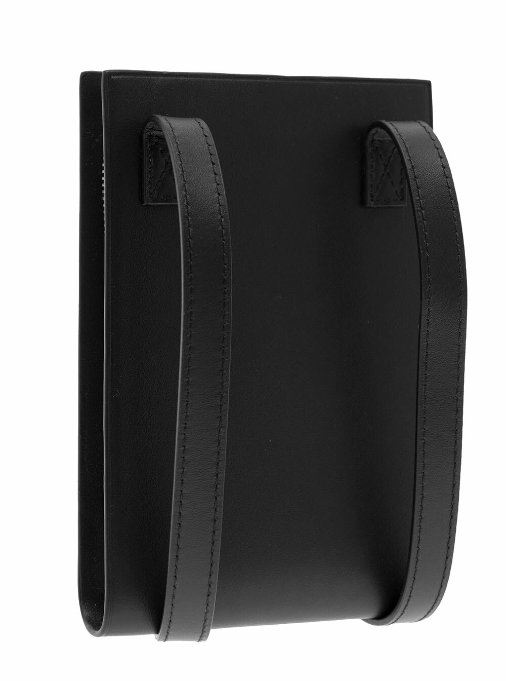 Jacquemus Black Le Gadju Neck Wallet In Leather Man Jacquemus