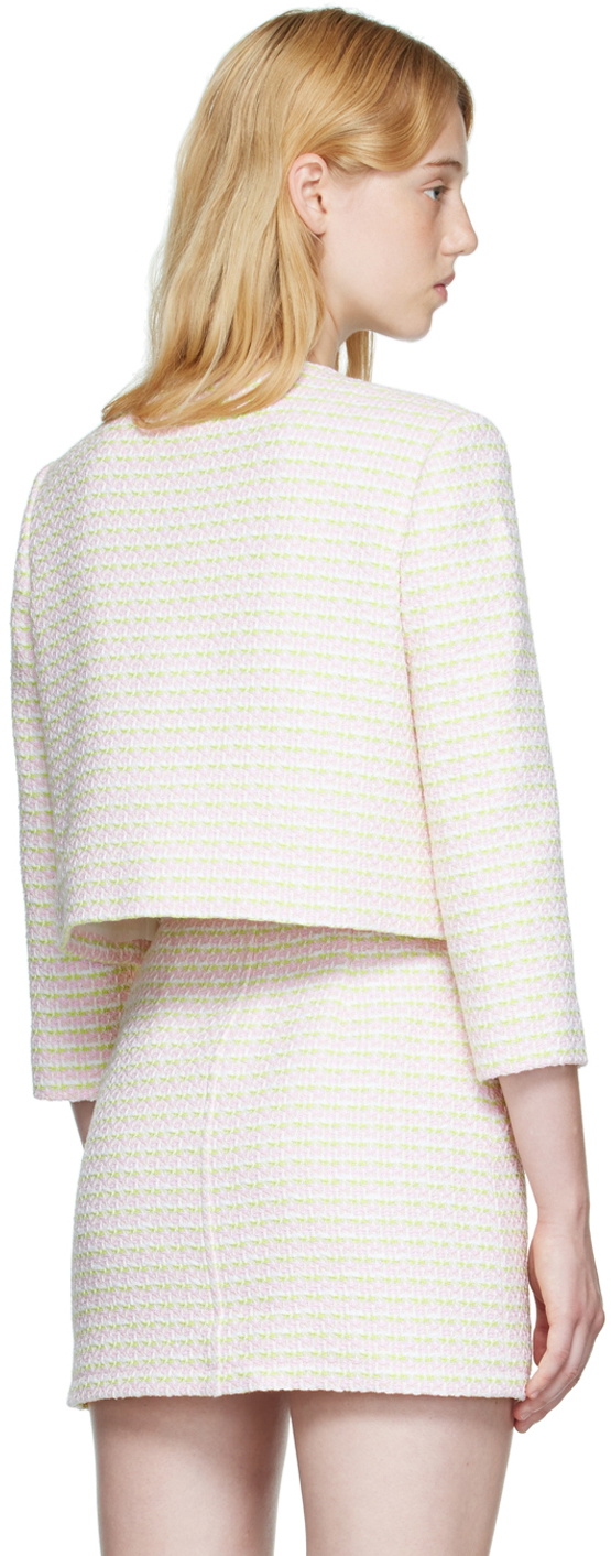 Pushbutton Pink Tweed Jacket Pushbutton