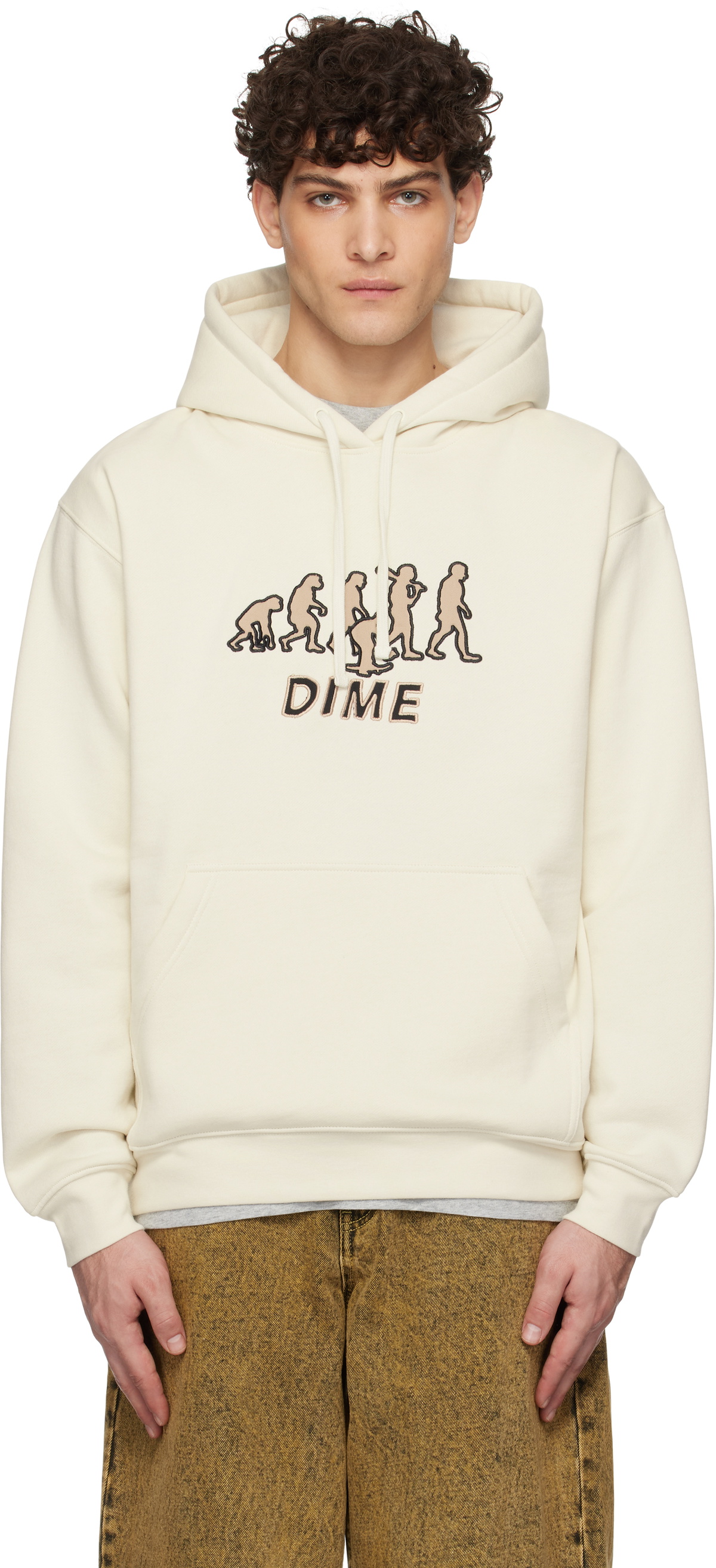 Dime Off-White Evolution Hoodie Dime