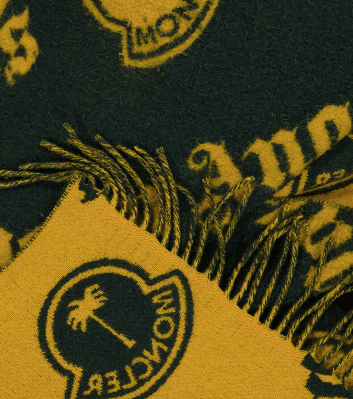 Moncler Genius - 8 Moncler Palm Angels logo wool scarf Moncler Genius