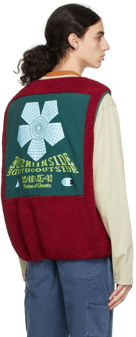 Brain Dead Red Ghost Vest Brain Dead