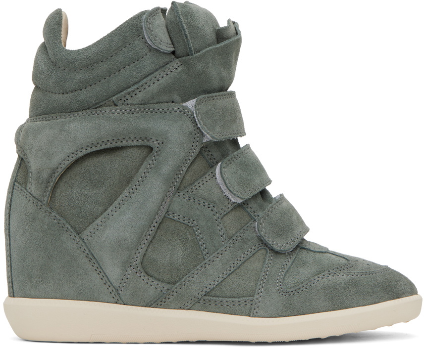 Isabel Marant Blue Suede Bekett Sneakers Isabel Marant