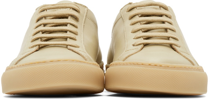 Common Projects Beige Original Achilles Low Sneakers Common Projects