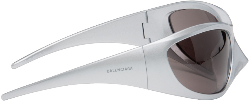 Balenciaga Silver Skin XXL Cat Sunglasses Balenciaga