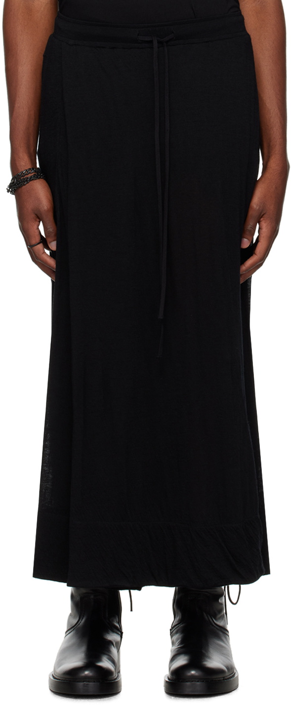 Julius Black Overlap Easy Trousers Julius