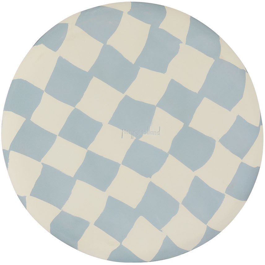 Henry Holland Studio Blue & White Check Dinner Plate Henry Holland Studio