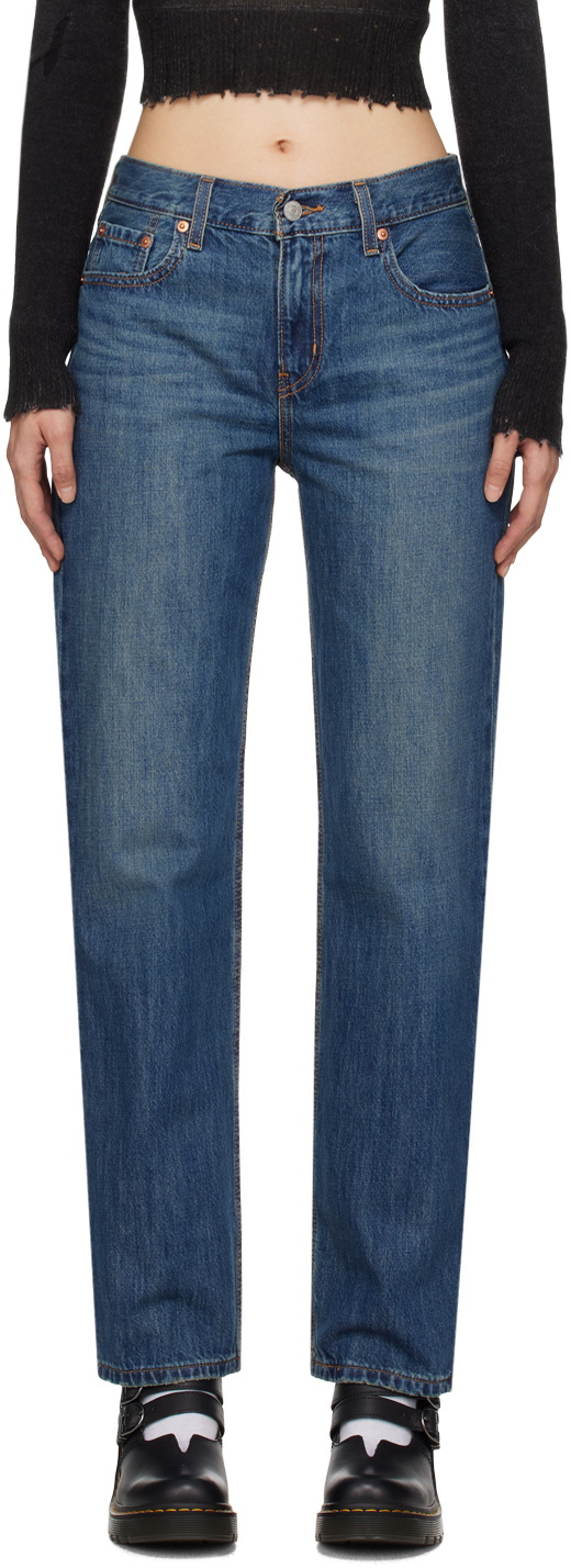 Levi's Indigo Low Pro Jeans Levi's Red