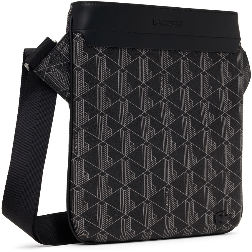 Lacoste Black The Blend Monogram Print Bag Lacoste