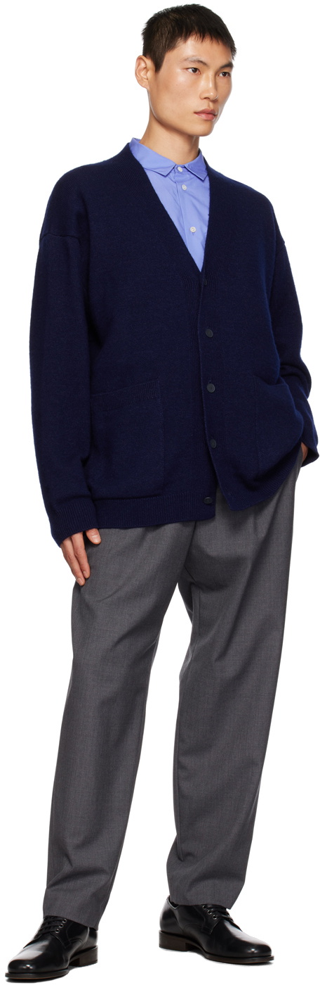 ATON Navy Oversized Cardigan ATON