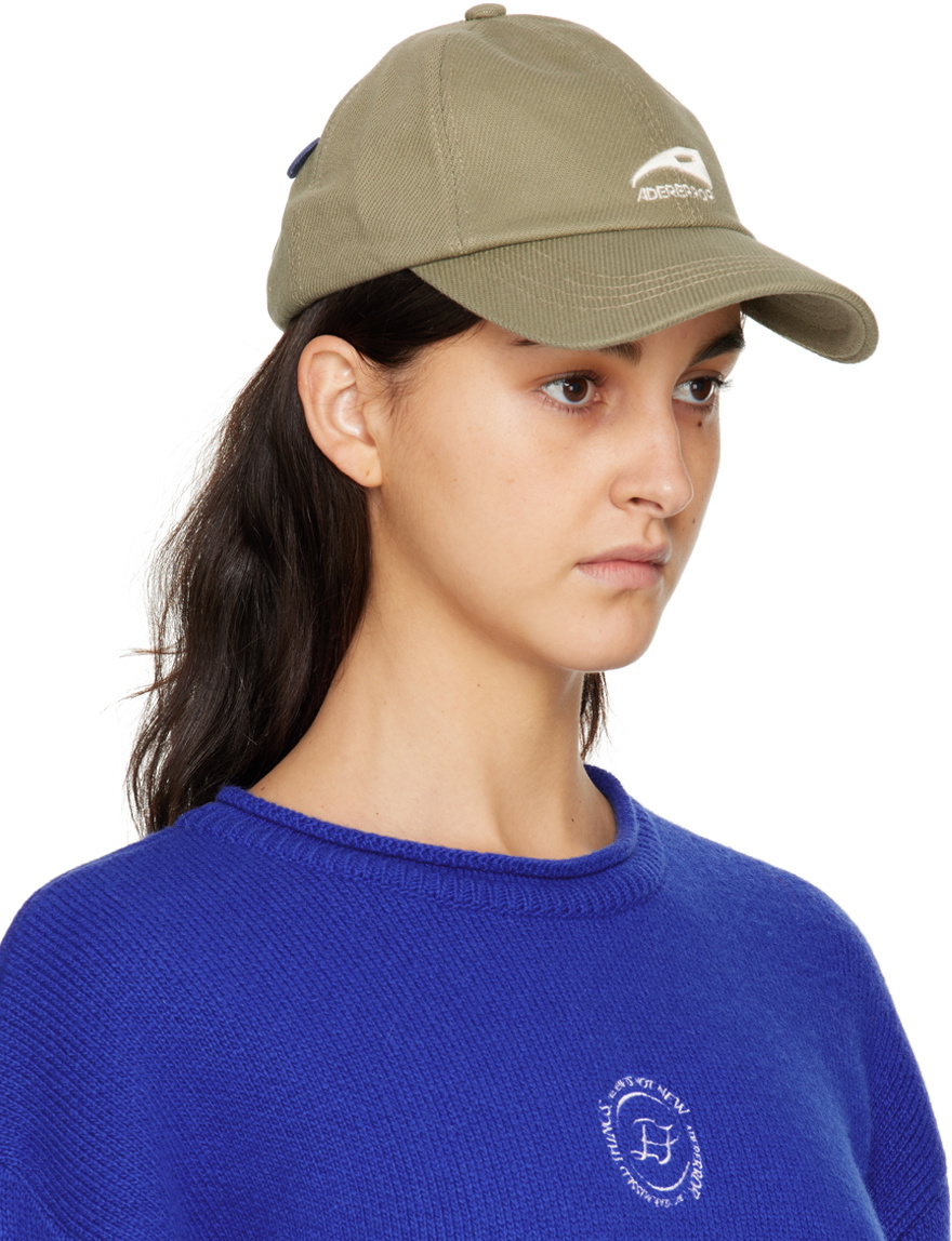 ADER error Khaki Embroidered Cap ADER error