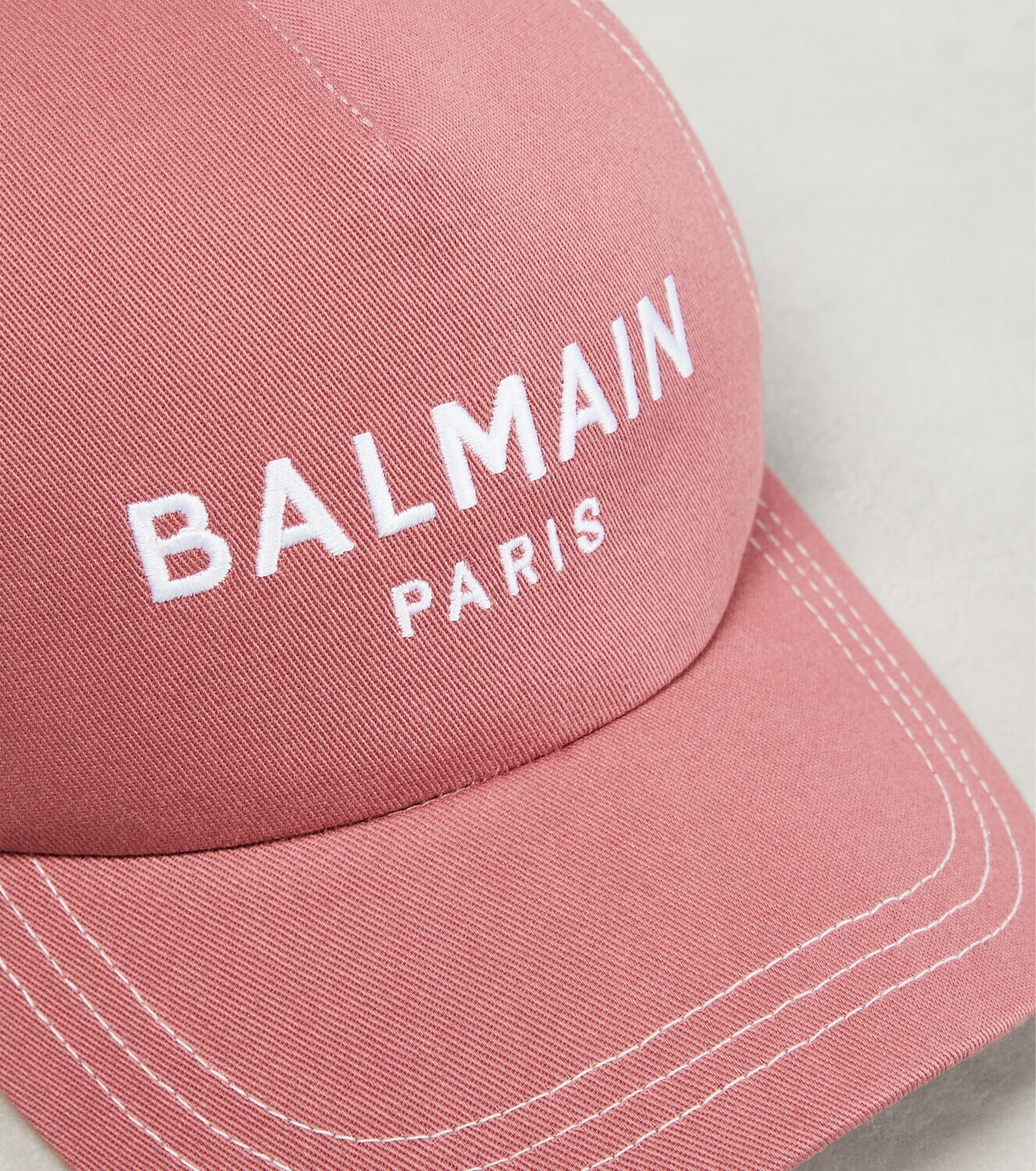 Balmain - Logo cotton baseball cap Balmain