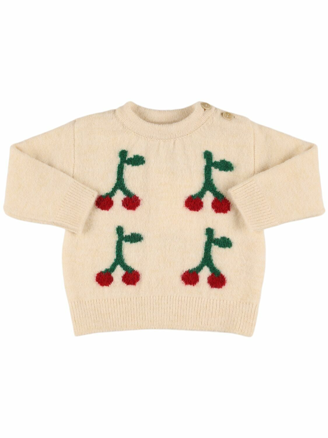 BOBO CHOSES Cherry Knit Sweater Bobo Choses