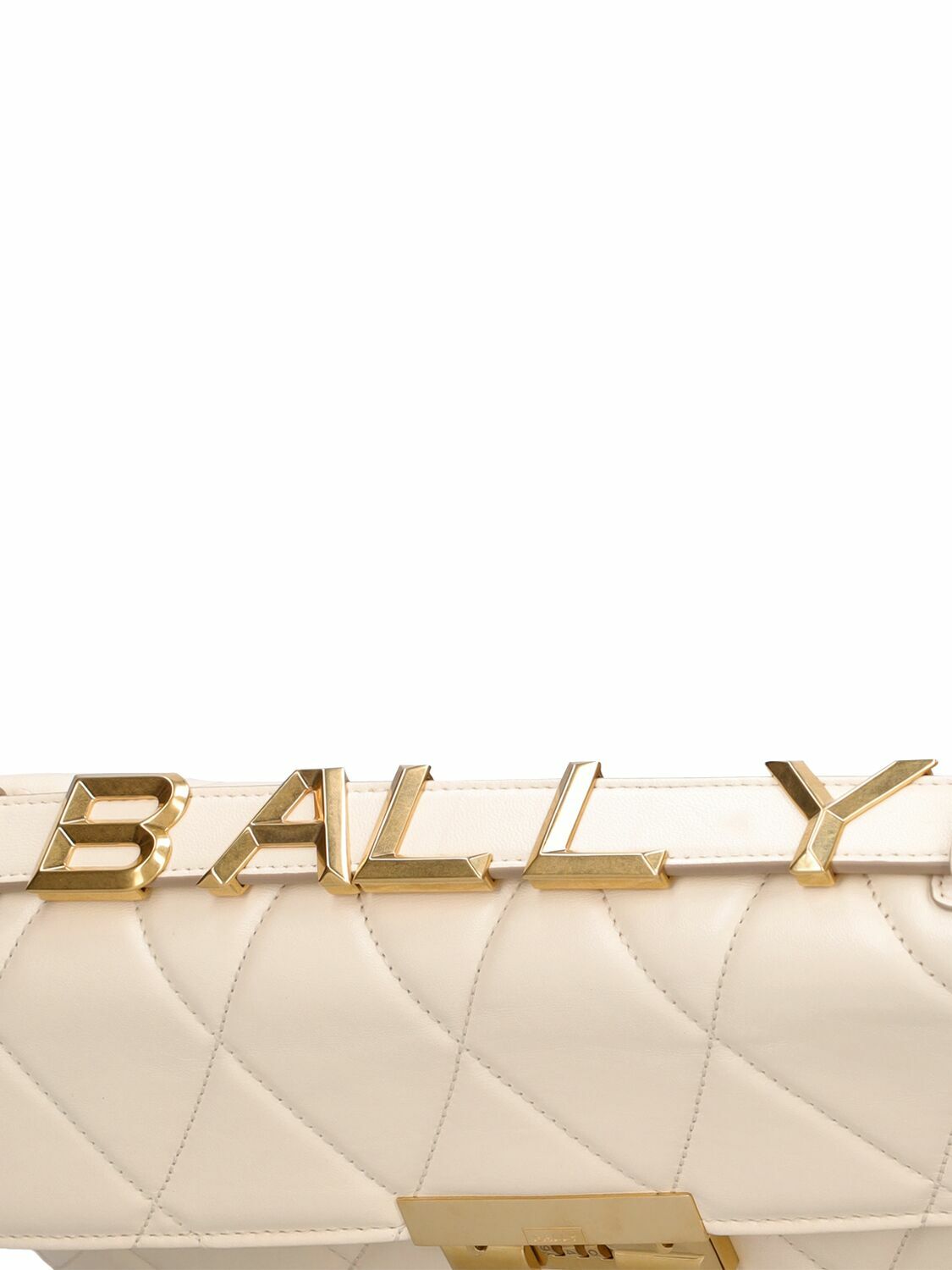 BALLY - Large Logo Crossbody Leather Bag Bally