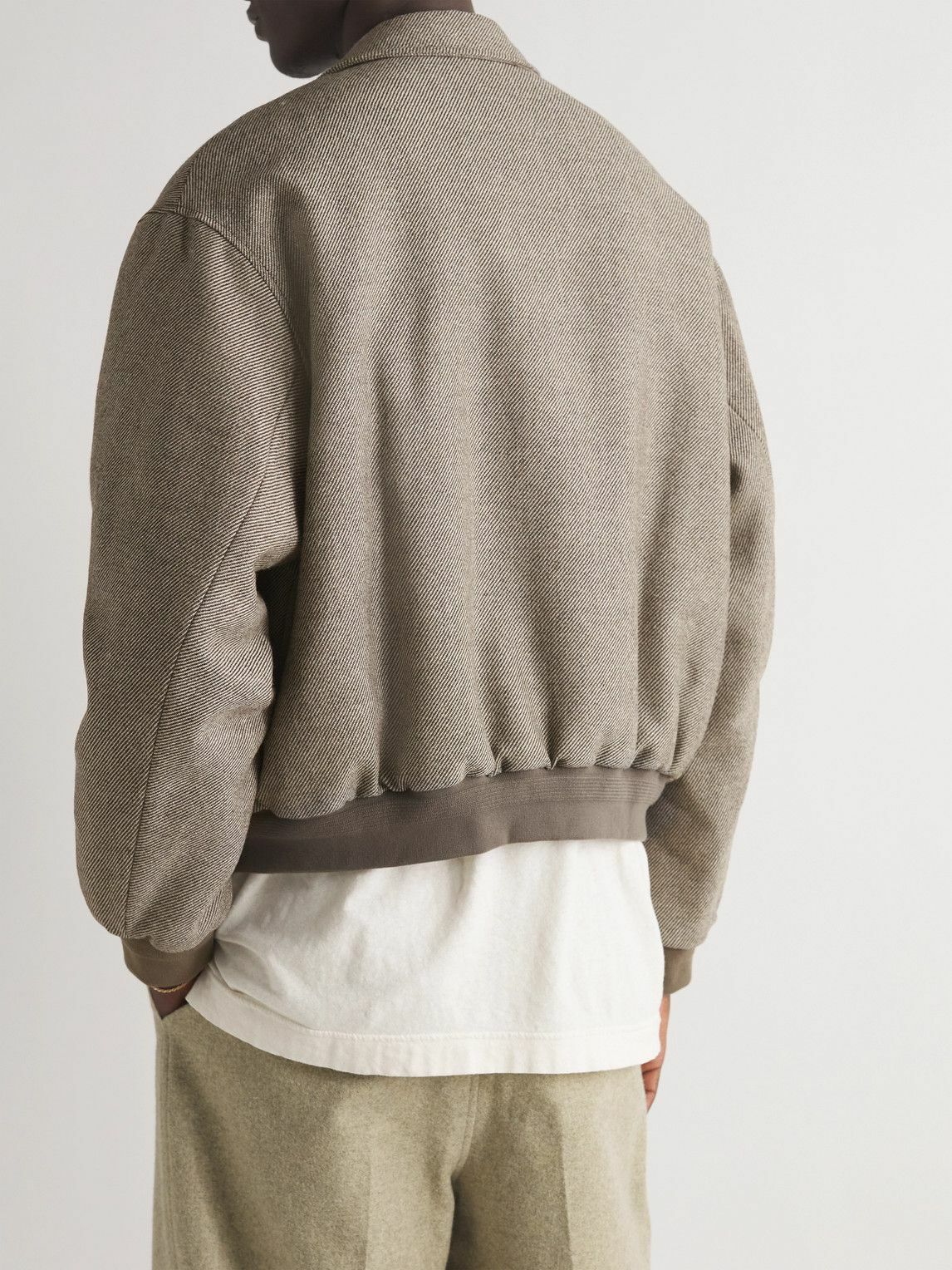 LE 17 SEPTEMBRE - Padded Wool Blouson Jacket - Neutrals