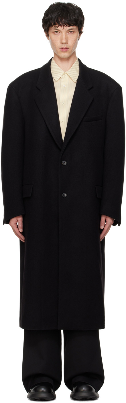 Recto Black Office Coat Recto