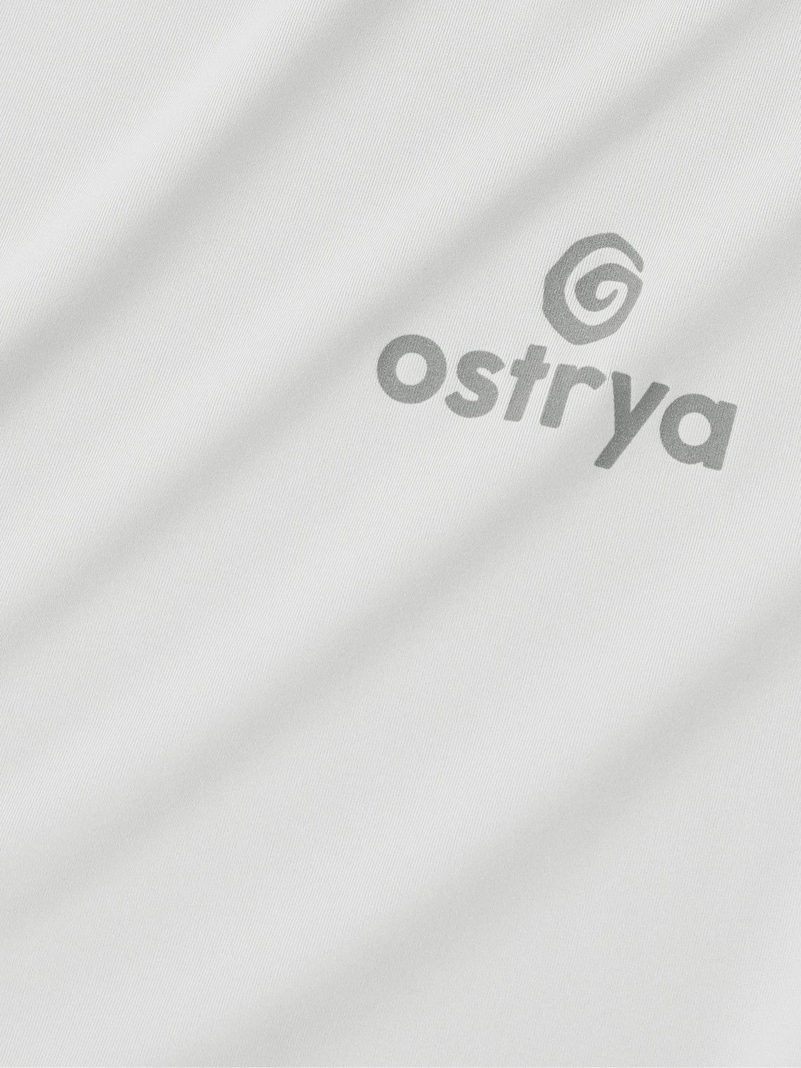 OSTRYA - Beta Logo-Print Panelled Tech and Mesh Tank - Gray Ostrya