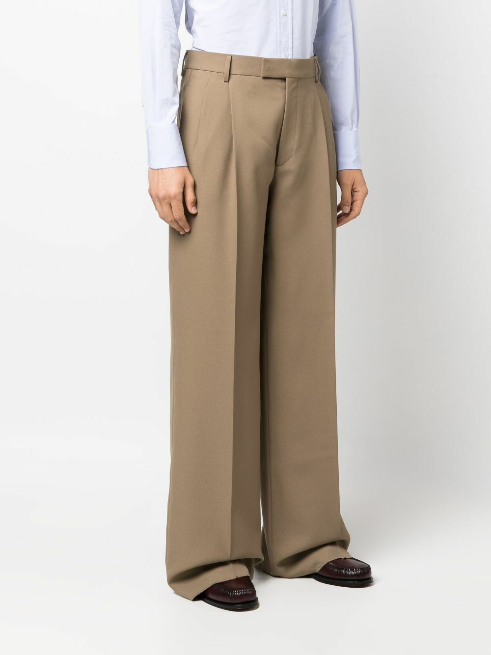 GUCCI - Cotton Wide-leg Trousers Gucci