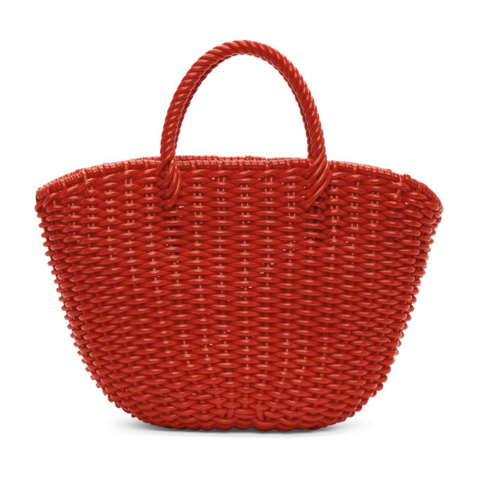 Beautiful People Red PVC Mini Tote Beautiful People
