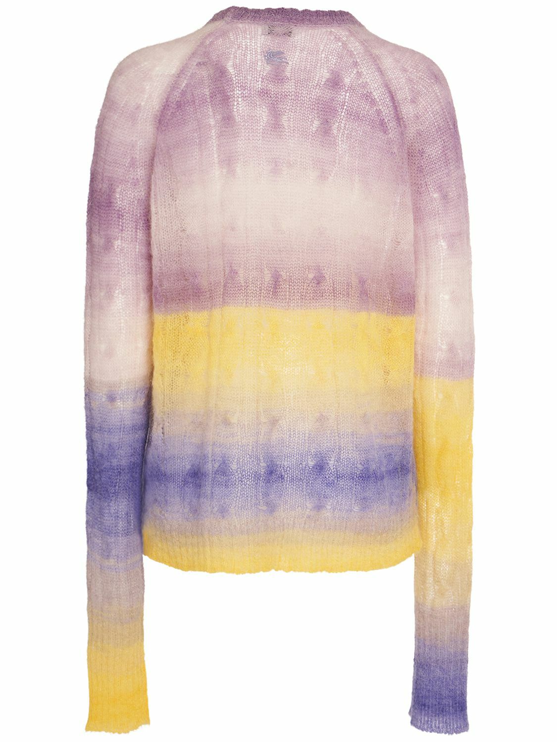 ETRO Faded Mohair Blend Crewneck Sweater Etro