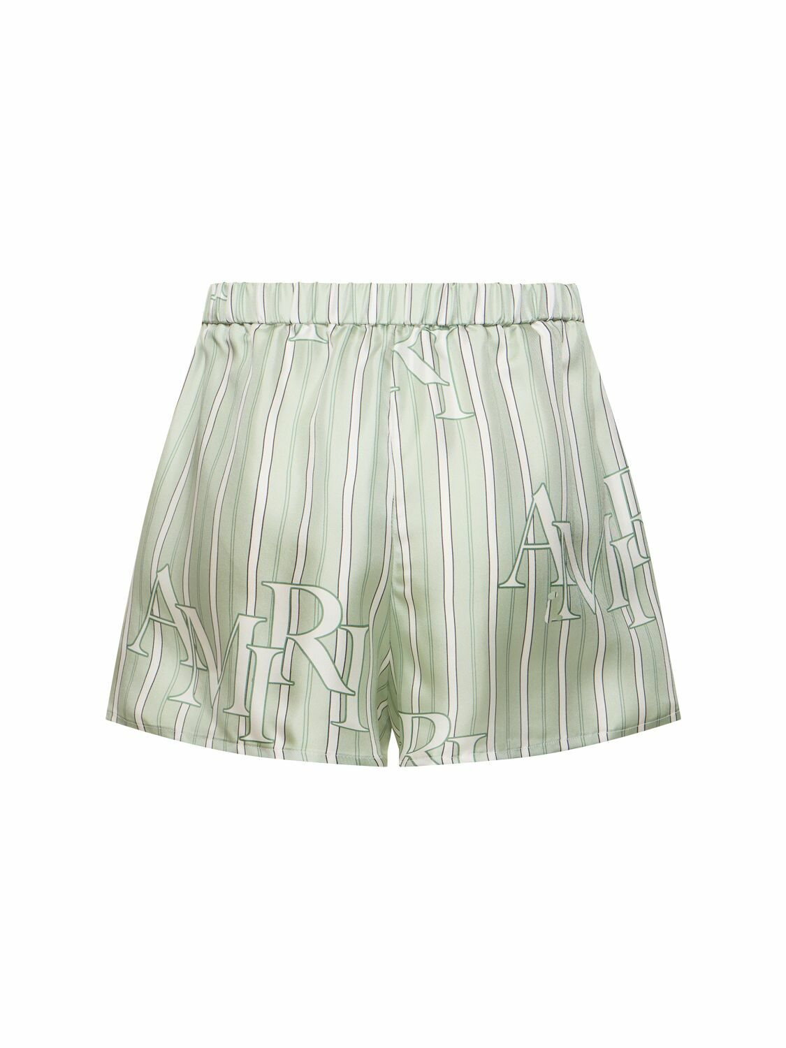 AMIRI - Silk Satin Logo Shorts Amiri