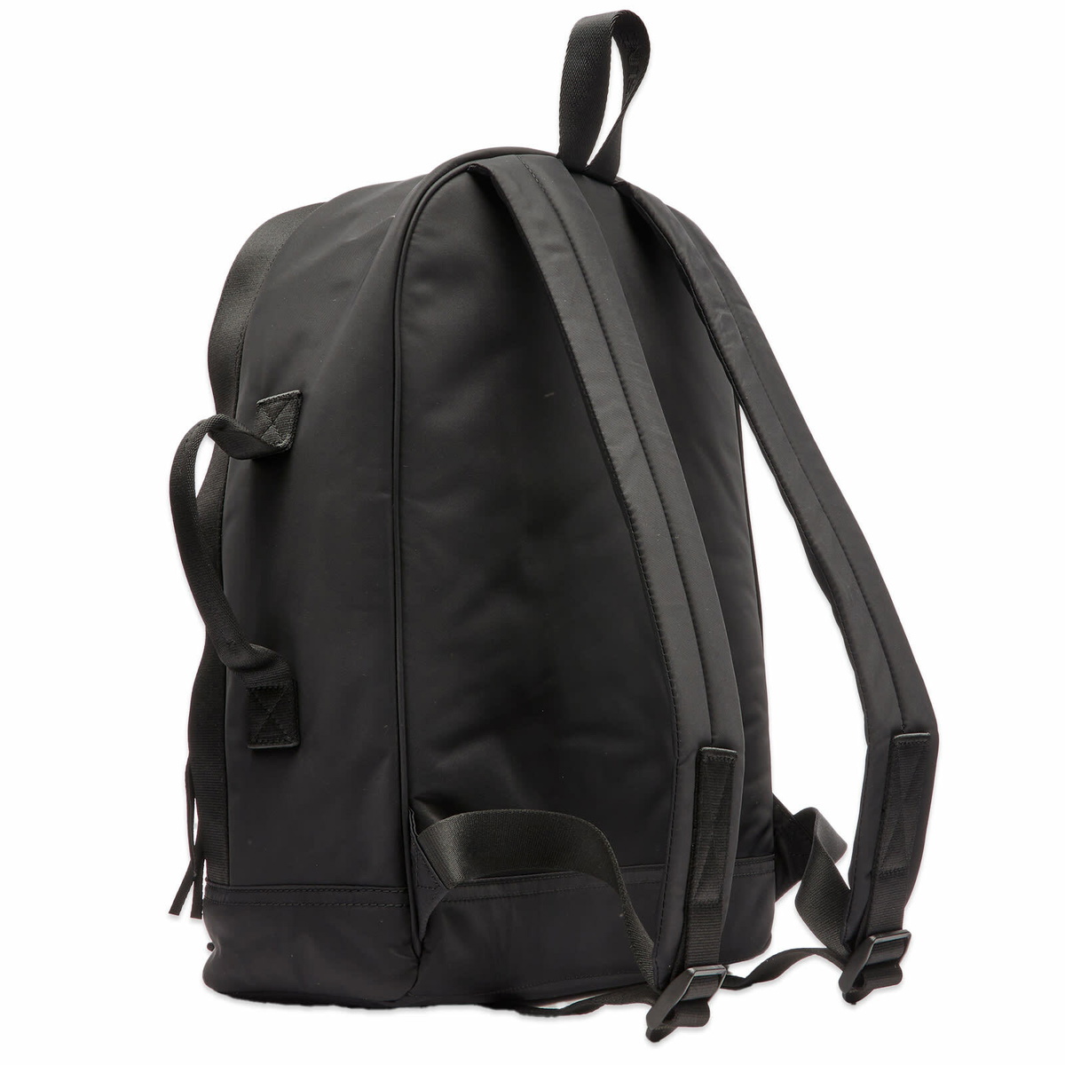 Maison Kitsuné Men's Nylon Backpack in Black Maison Kitsune
