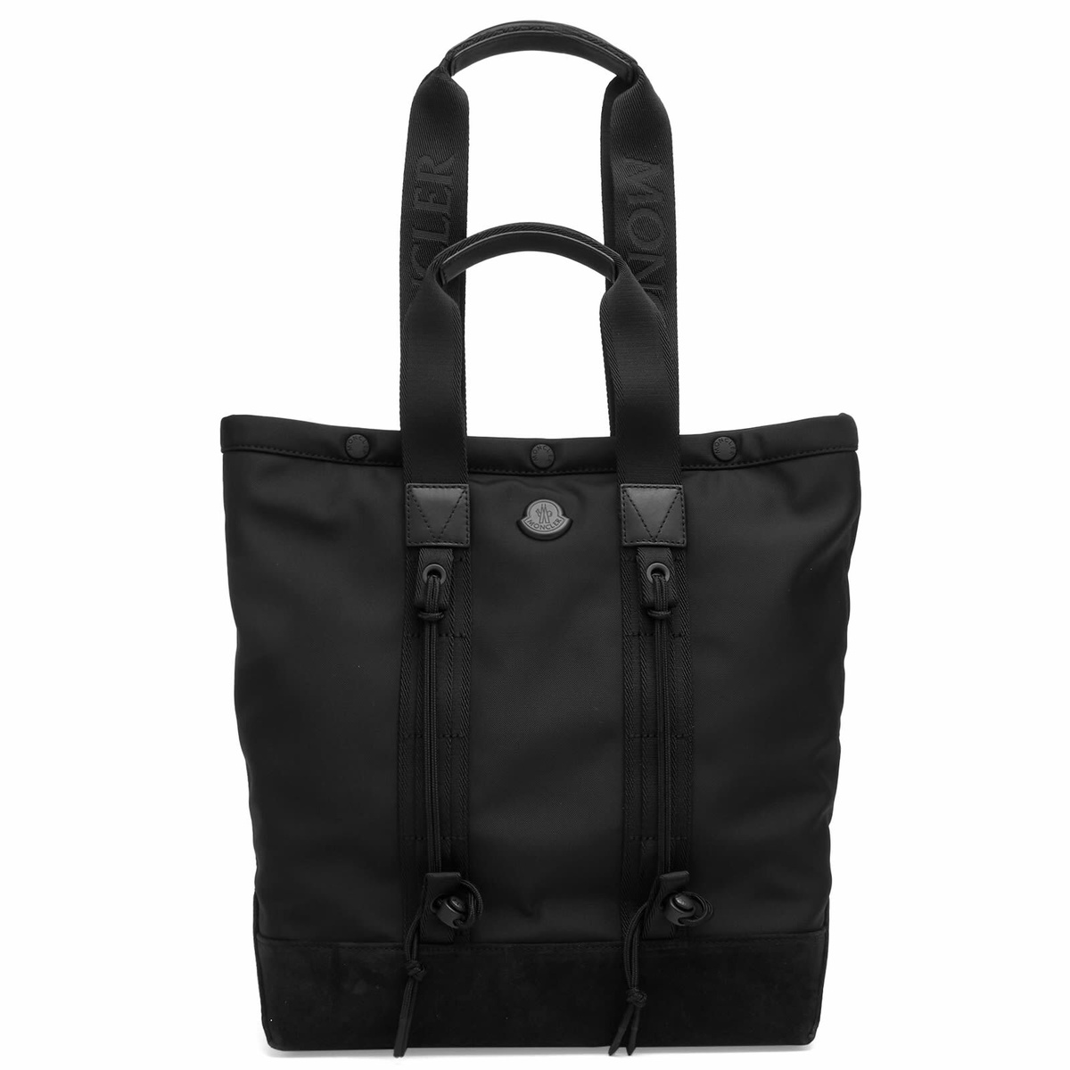 Moncler Men's Tech Small Tote Bag in Black Moncler
