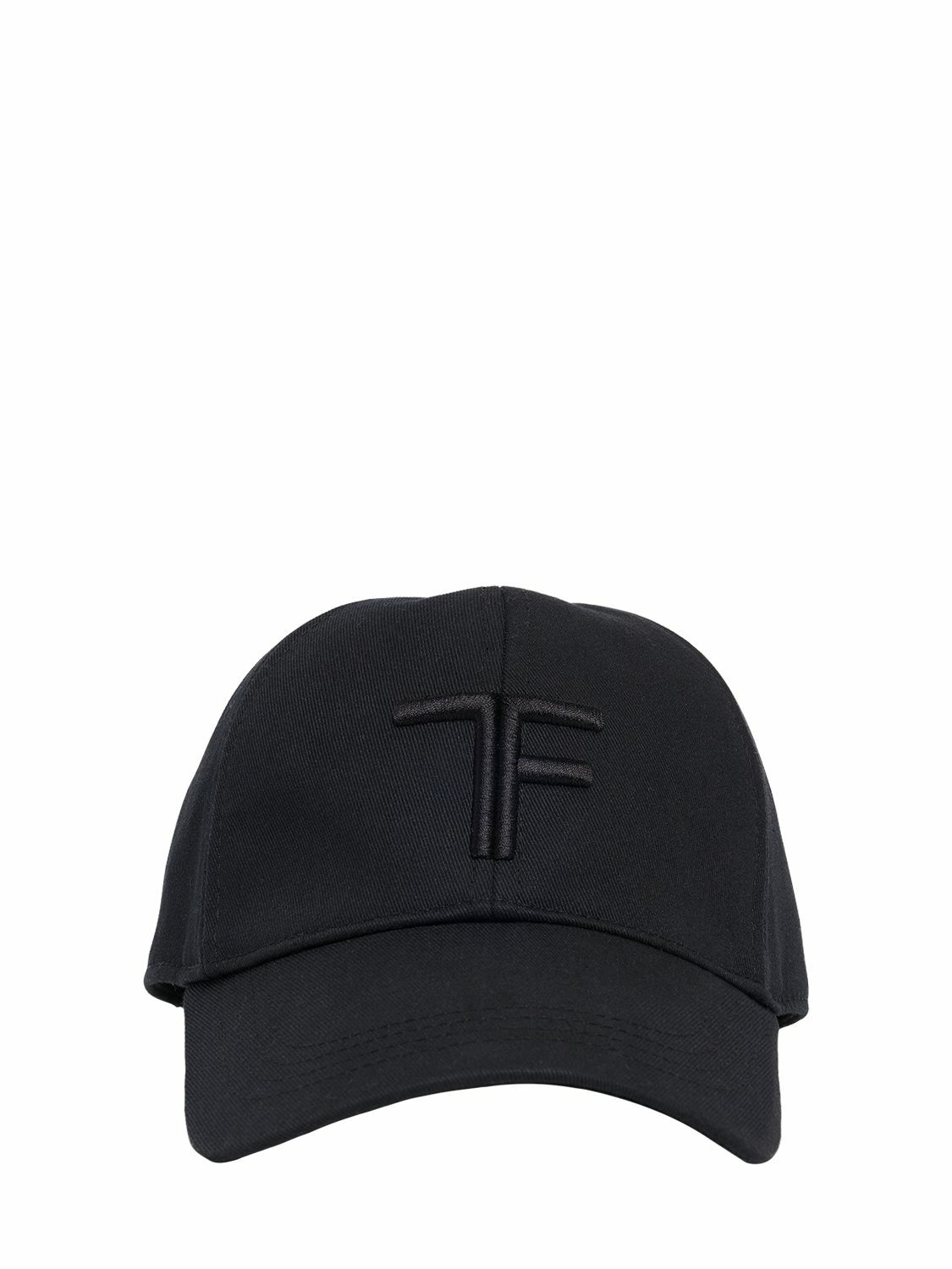 TOM FORD - Canvas & Smooth Leather Cap TOM FORD