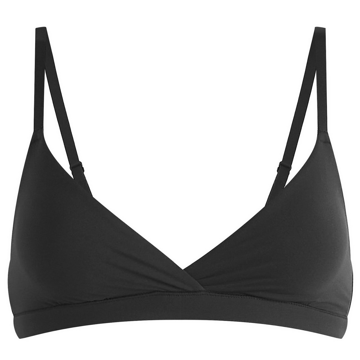 SKIMS Women's Fits Everybody Crossover Bralette in Onyx SKIMS