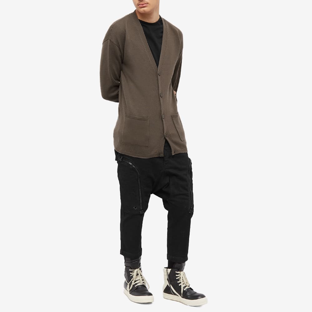 Rick Owens Men's Peter Cardigan in Dust Rick Owens