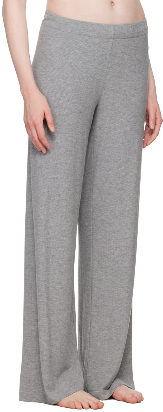 SKIMS Gray Soft Lounge Sleep Set SKIMS