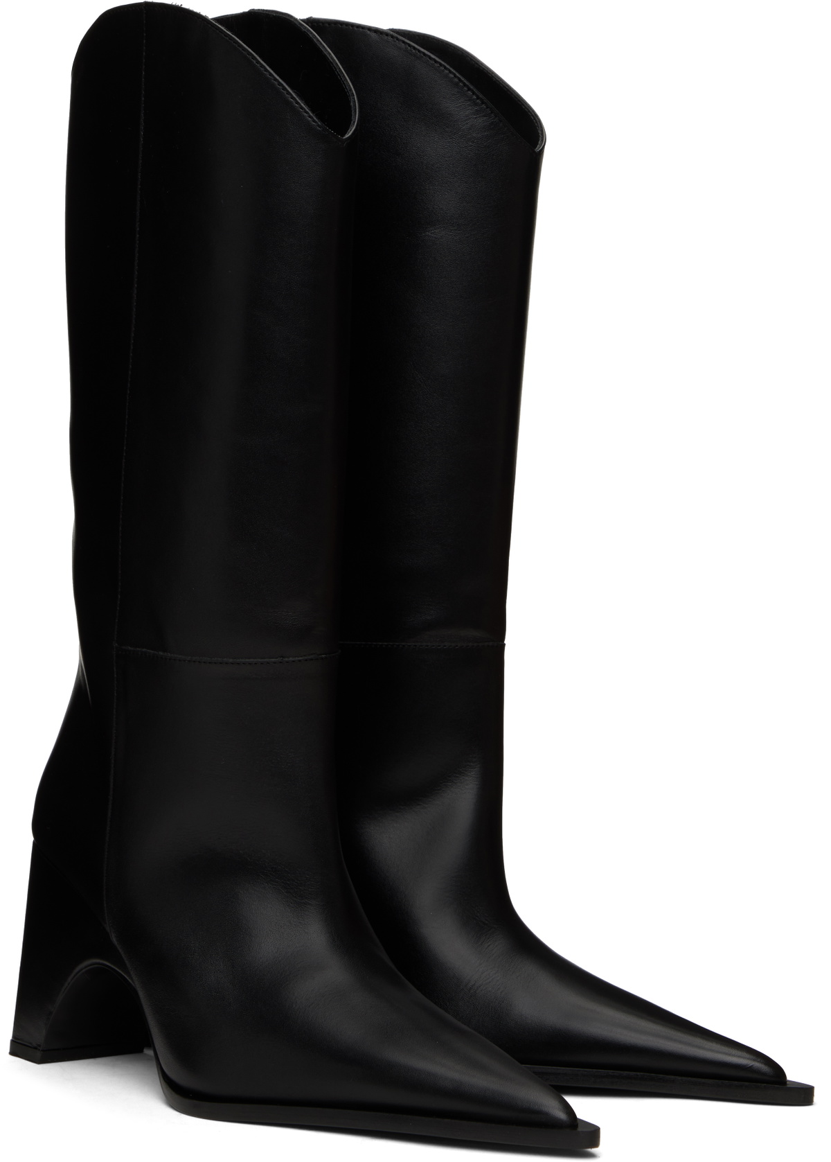 Coperni Black Bridge Cowboy Boots Coperni