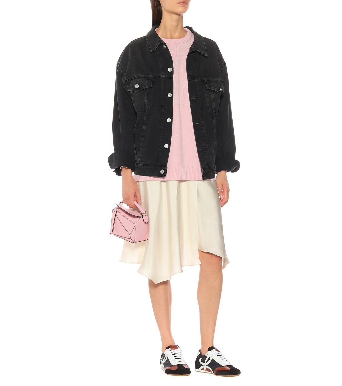 Loewe - Ballet Runner nylon and leather sneakers Loewe