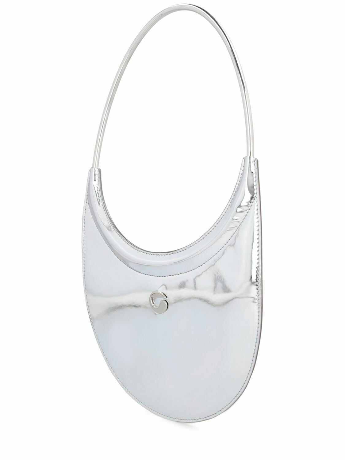 COPERNI - Ring Swipe Metallic Leather Bag Coperni