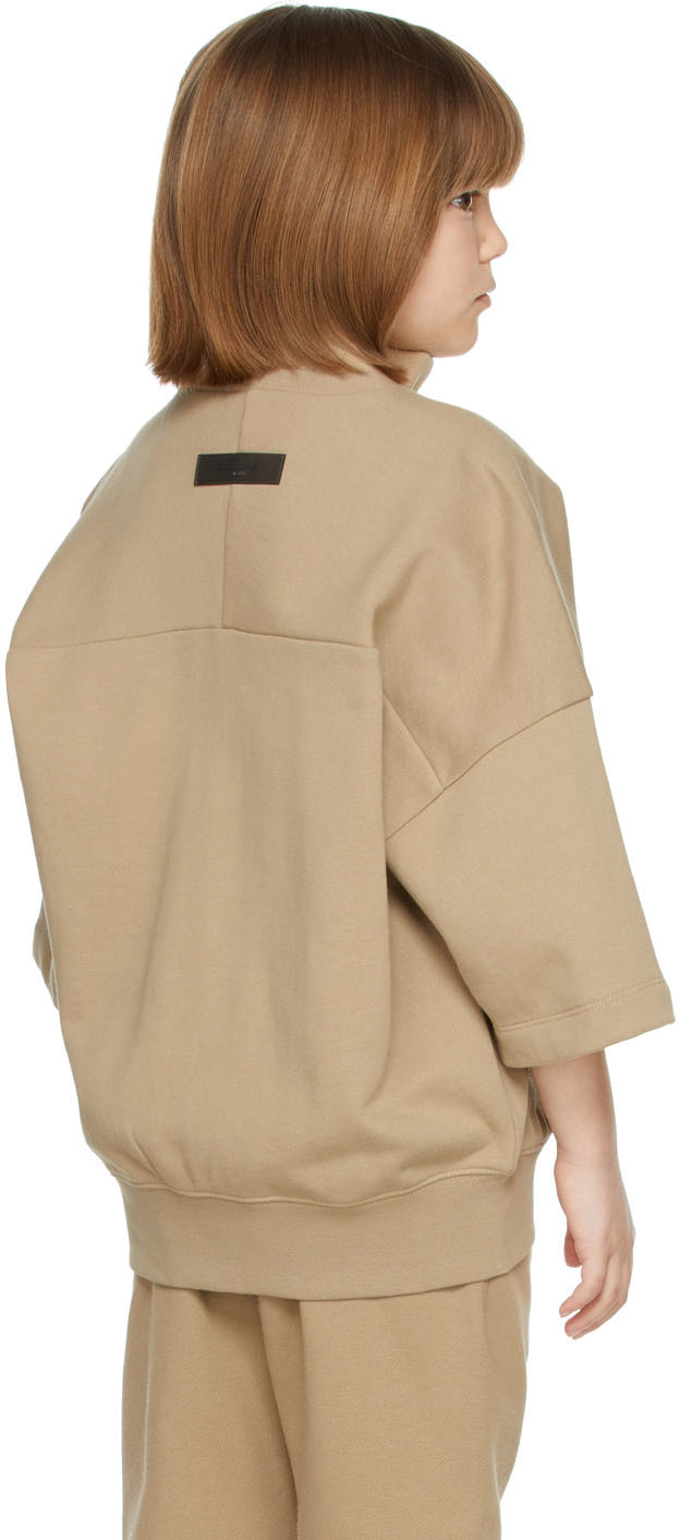 Essentials Kids Tan Three-Quarter Sleeve Jacket Essentials