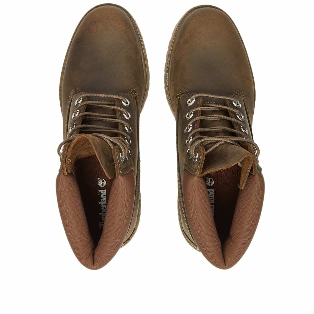 Timberland Men's Premium 6" Waterproof Boot in Olive Full Grain Timberland