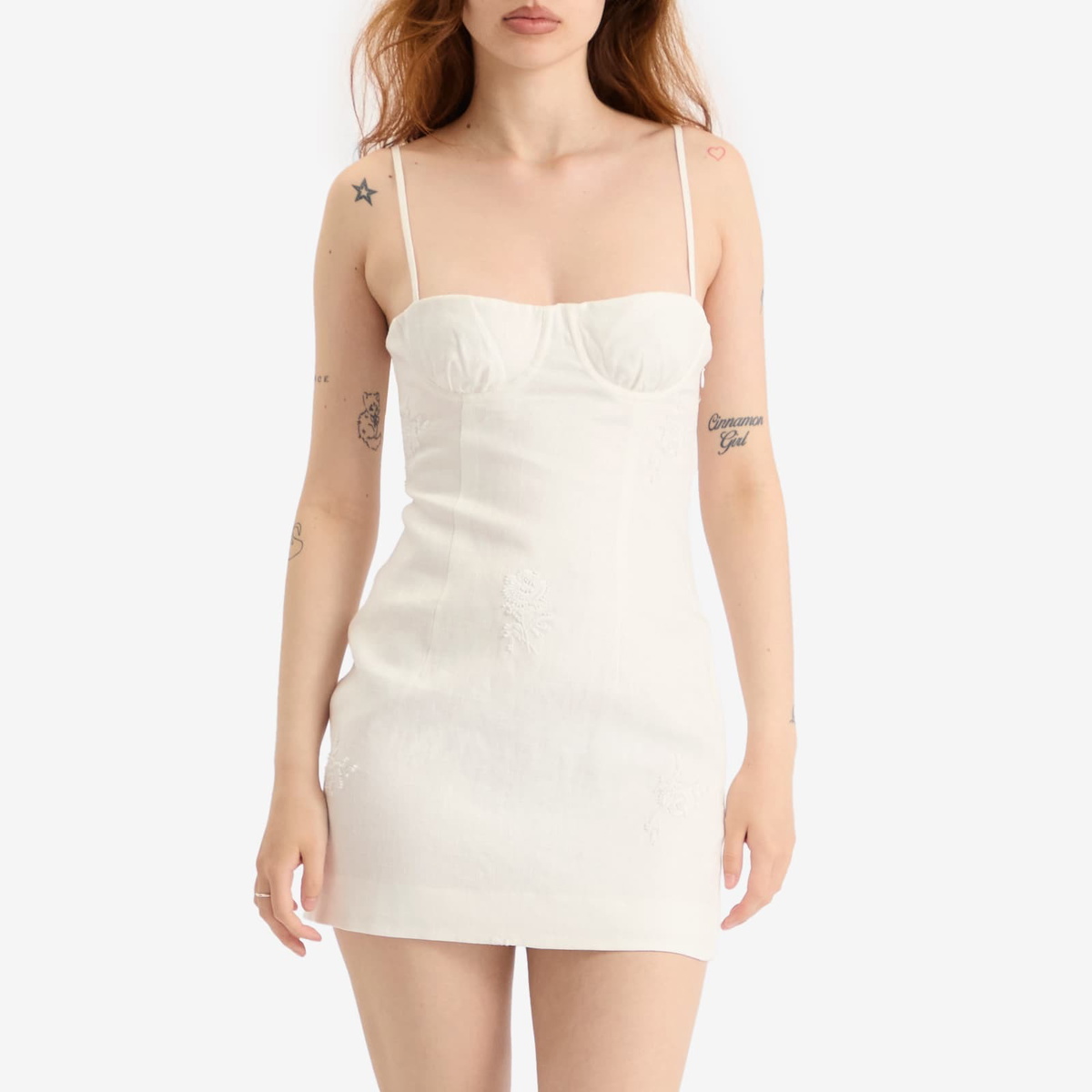 SIR. Women's Alessandra Mini Dress in Ivory SIR.