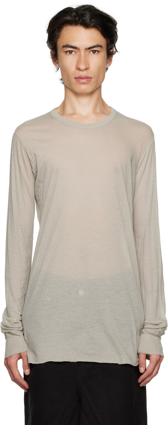 Rick Owens Off-White Basic Long Sleeve T-Shirt Rick Owens