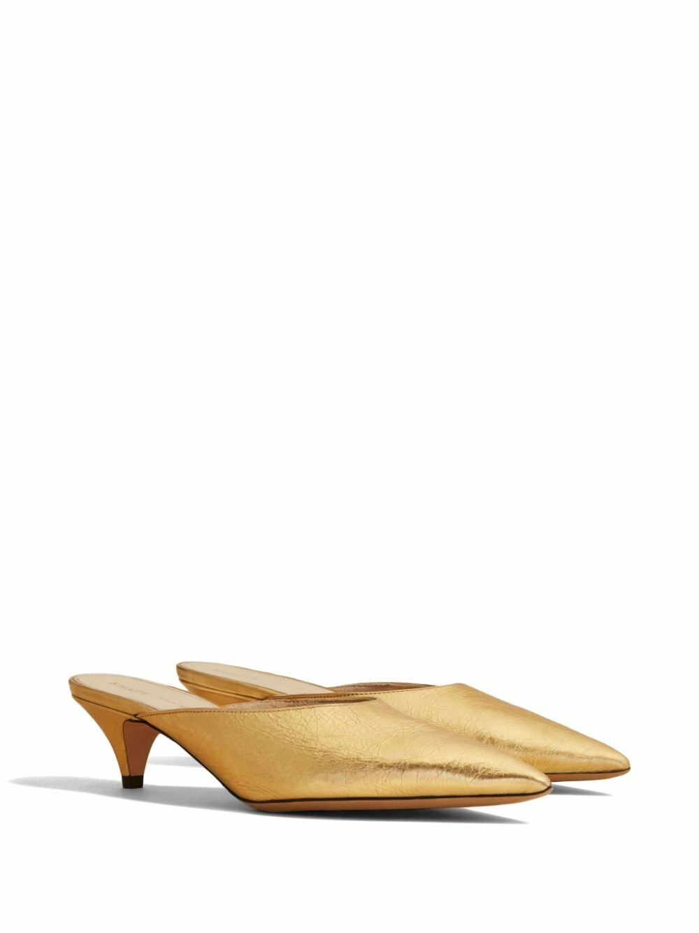 KHAITE The River 25mm Leather Mules Khaite