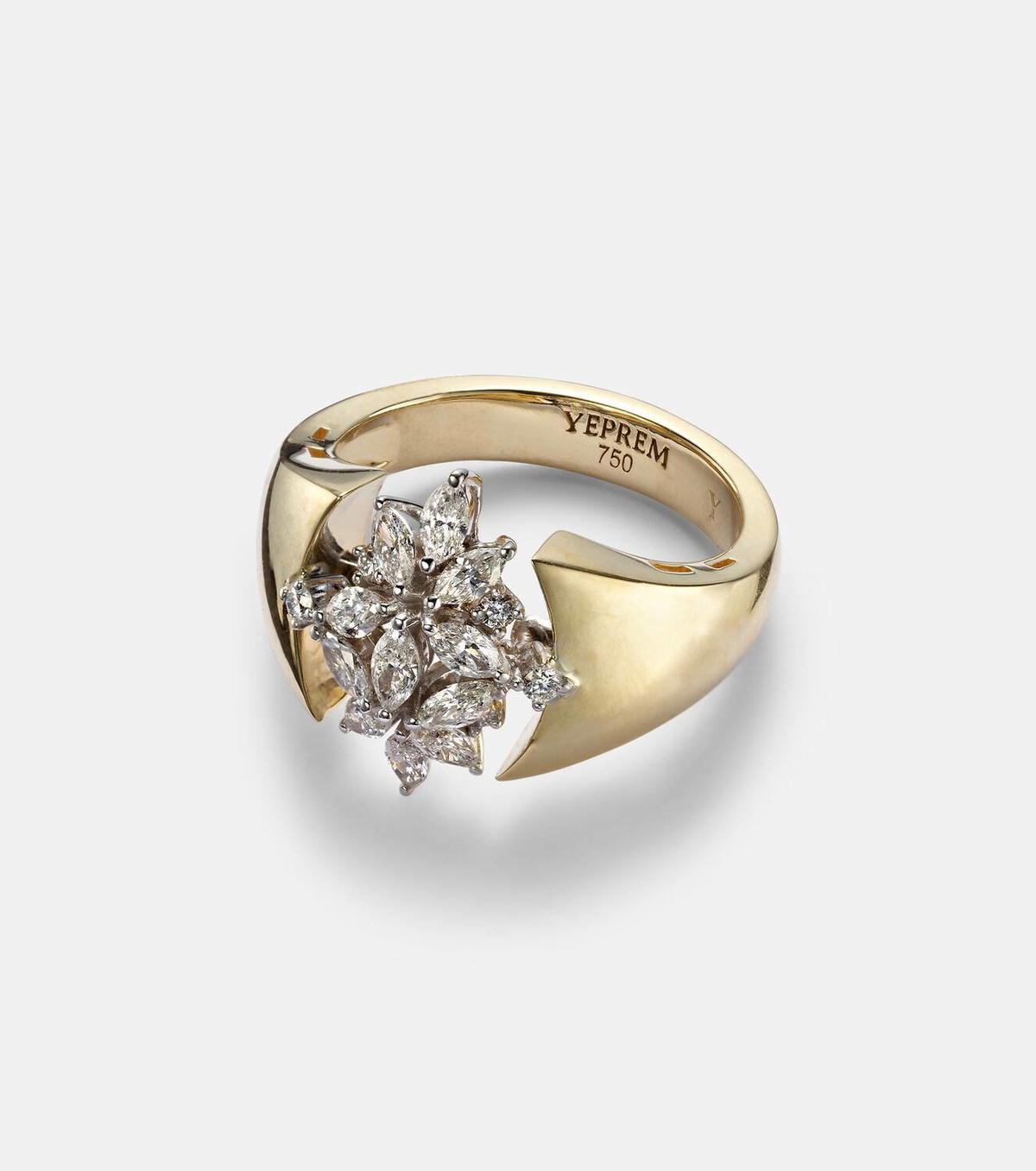 Yeprem Golden Strada 18kt gold ring with diamonds Yeprem